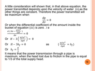 Presentation on flow through simple pipes and flow through compound ...