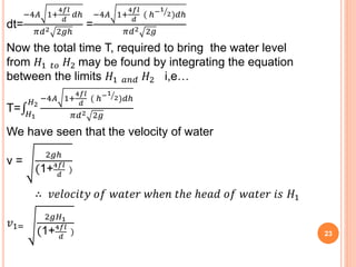 Presentation on flow through simple pipes and flow through compound ...