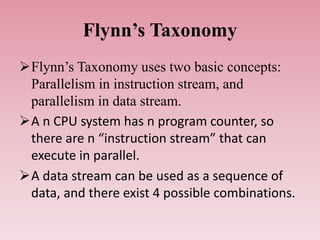 Presentation on flynn’s classification | PPTX