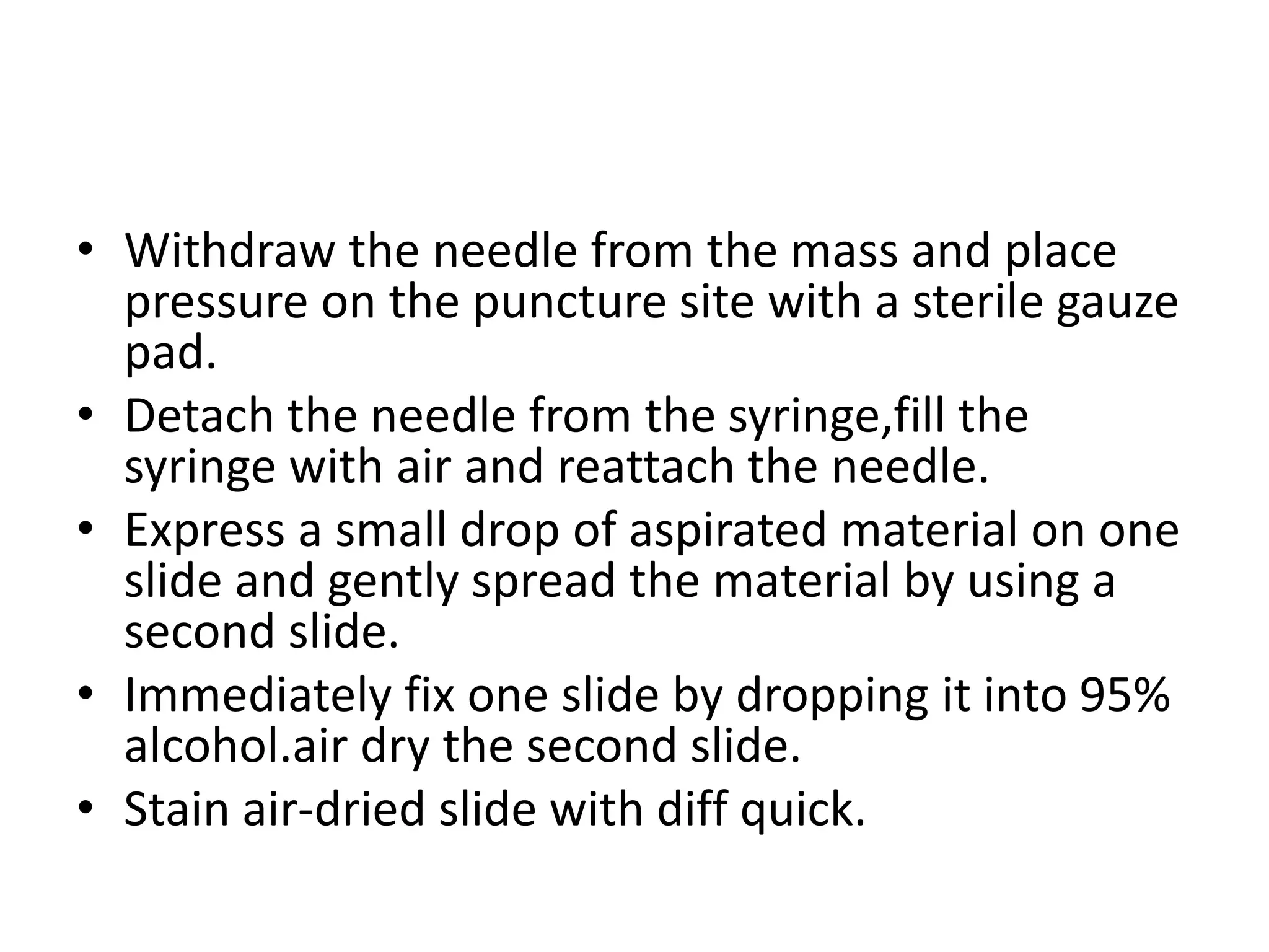 Fine Needle Aspiration cytology(FNAC) | PPTX