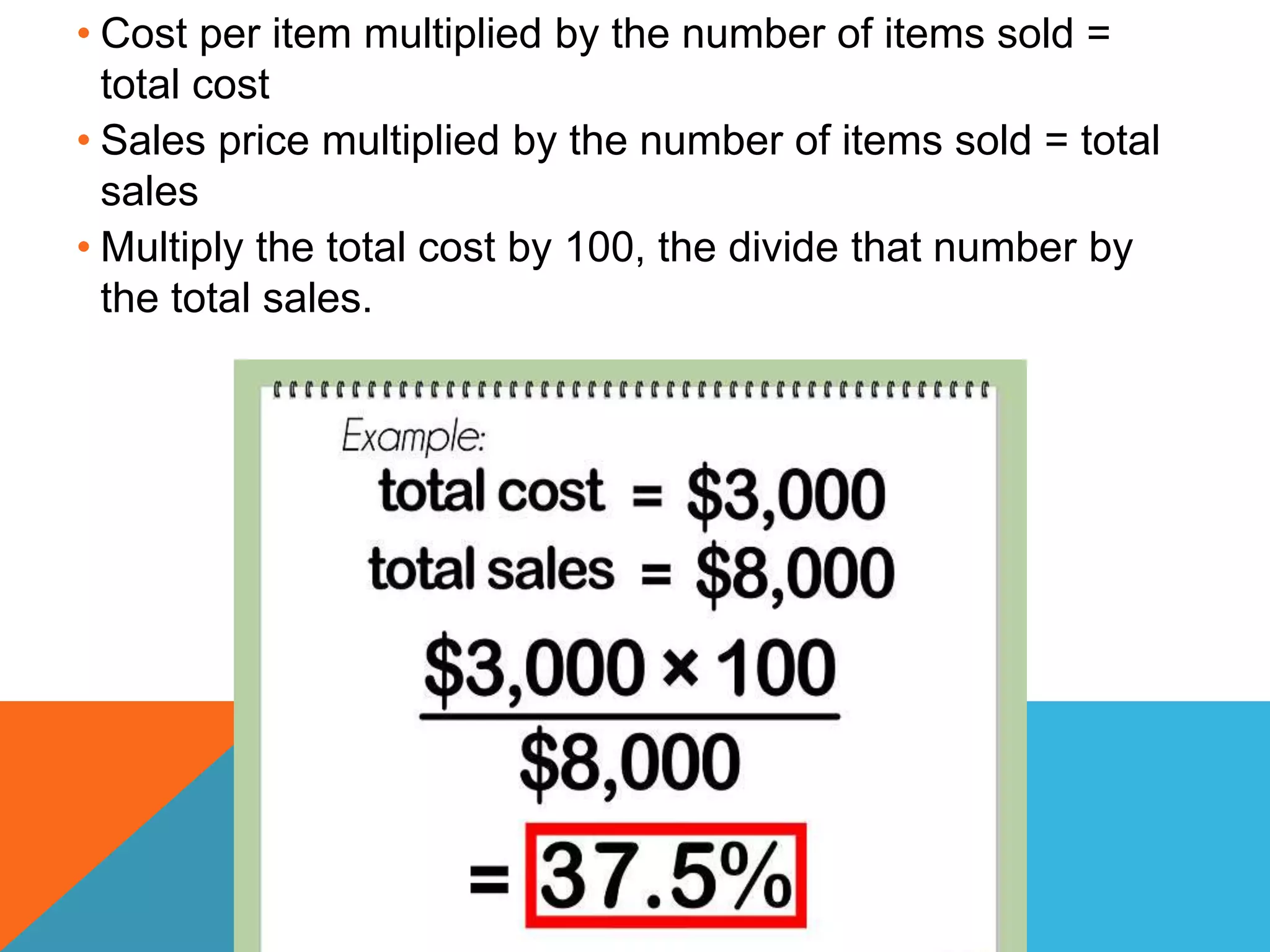 Presentation on food cost concept | PPTX
