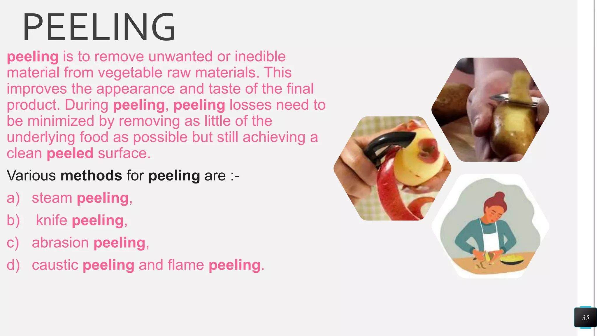 Presentation on food preparation | PPTX