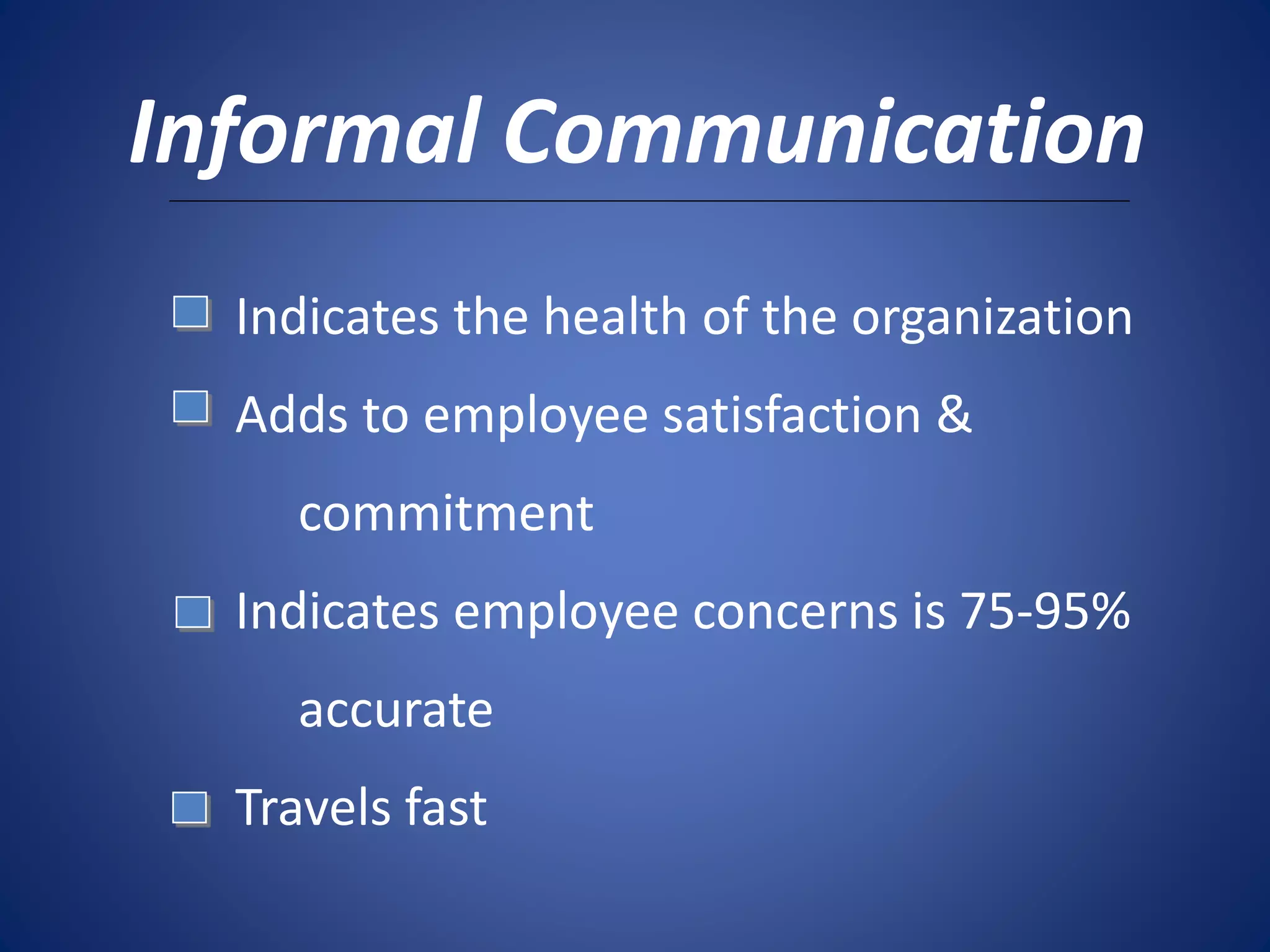 Presentation on formal vs informal communication | PPTX