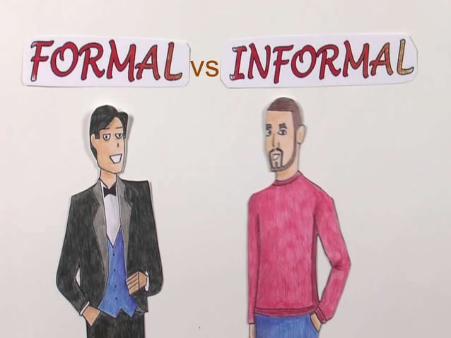 Presentation on formal vs informal communication | PPTX