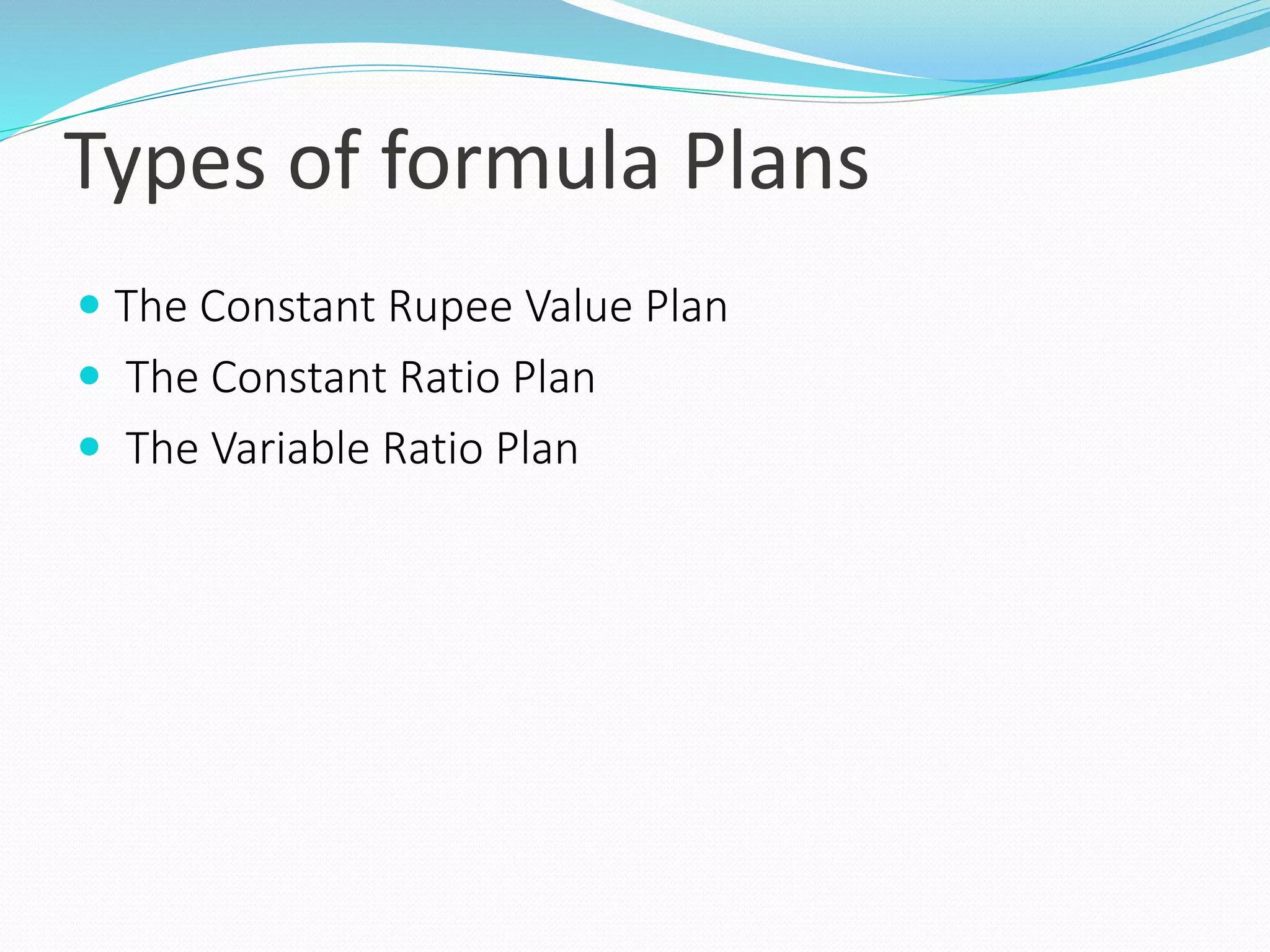 Presentation on formula plan | PPTX