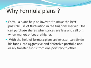 Presentation on formula plan | PPTX