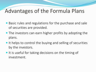 Presentation on formula plan | PPTX