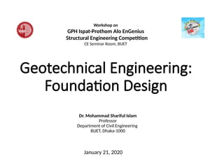 Presentation on Foundation Design for Civil Engineers.pptx