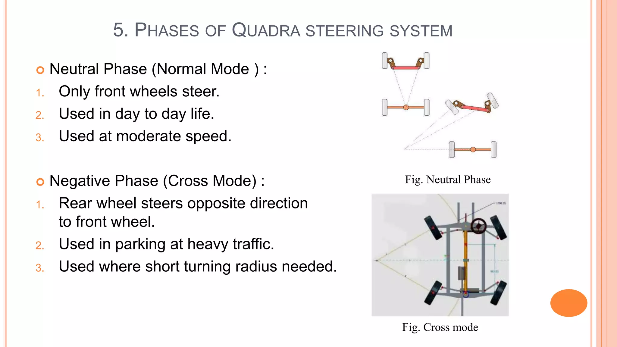 Presentation on four wheel steering system | PPT