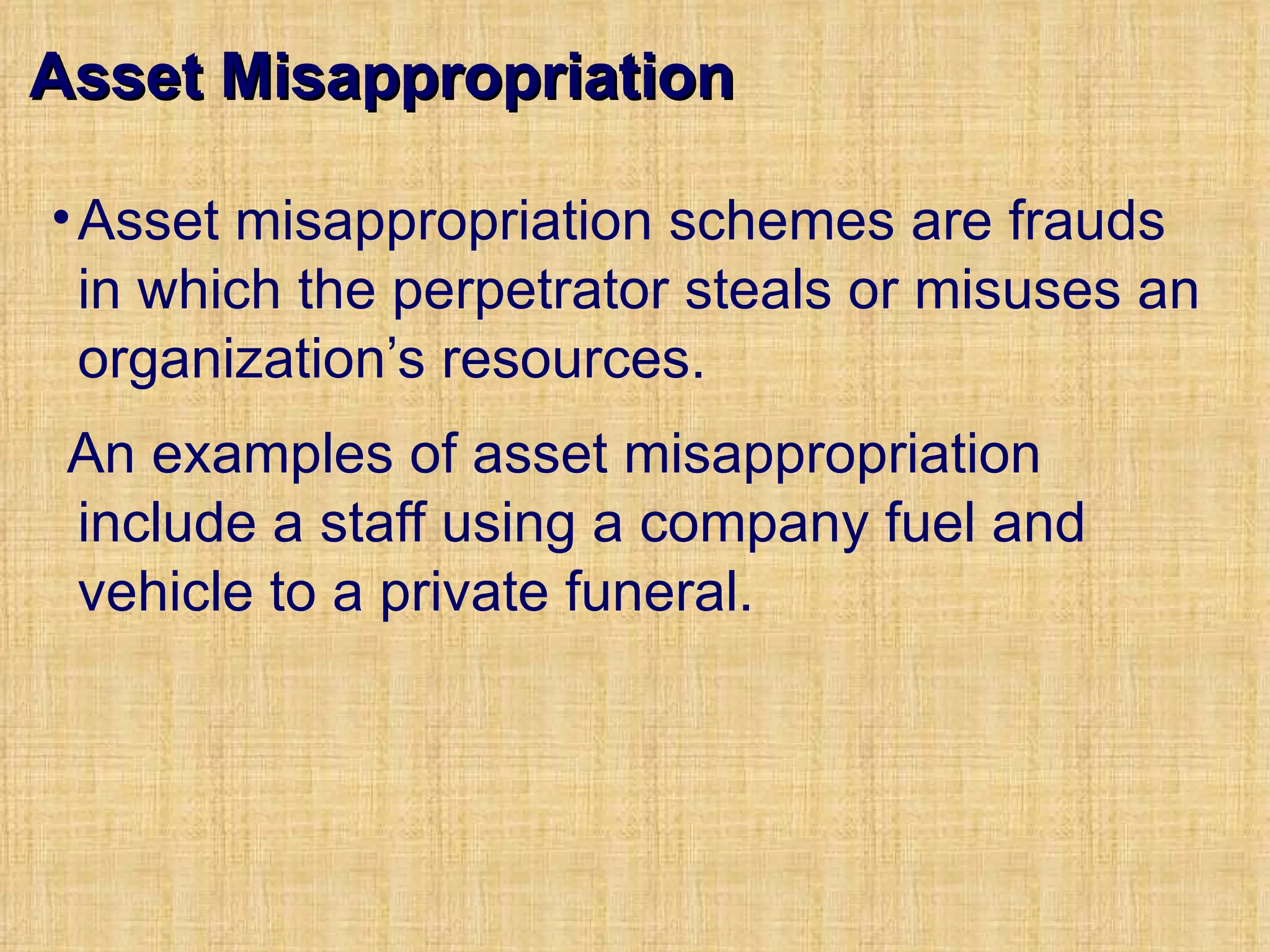 Presentation on fraud prevention, detection & control | PPT