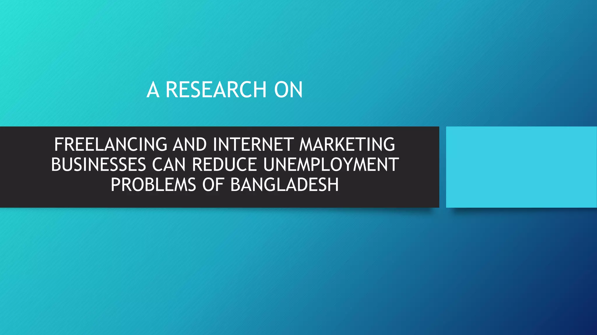 Presentation on freelancing | PPT