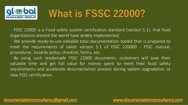 Presentation on FSSC 22000 Documentation Requirements.pdf
