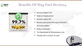 Presentation on Mag Fuel Device (Generators) | PPTX | Gasoline Prices ...