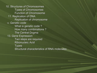 Presentation on fundamental genetics | PPT