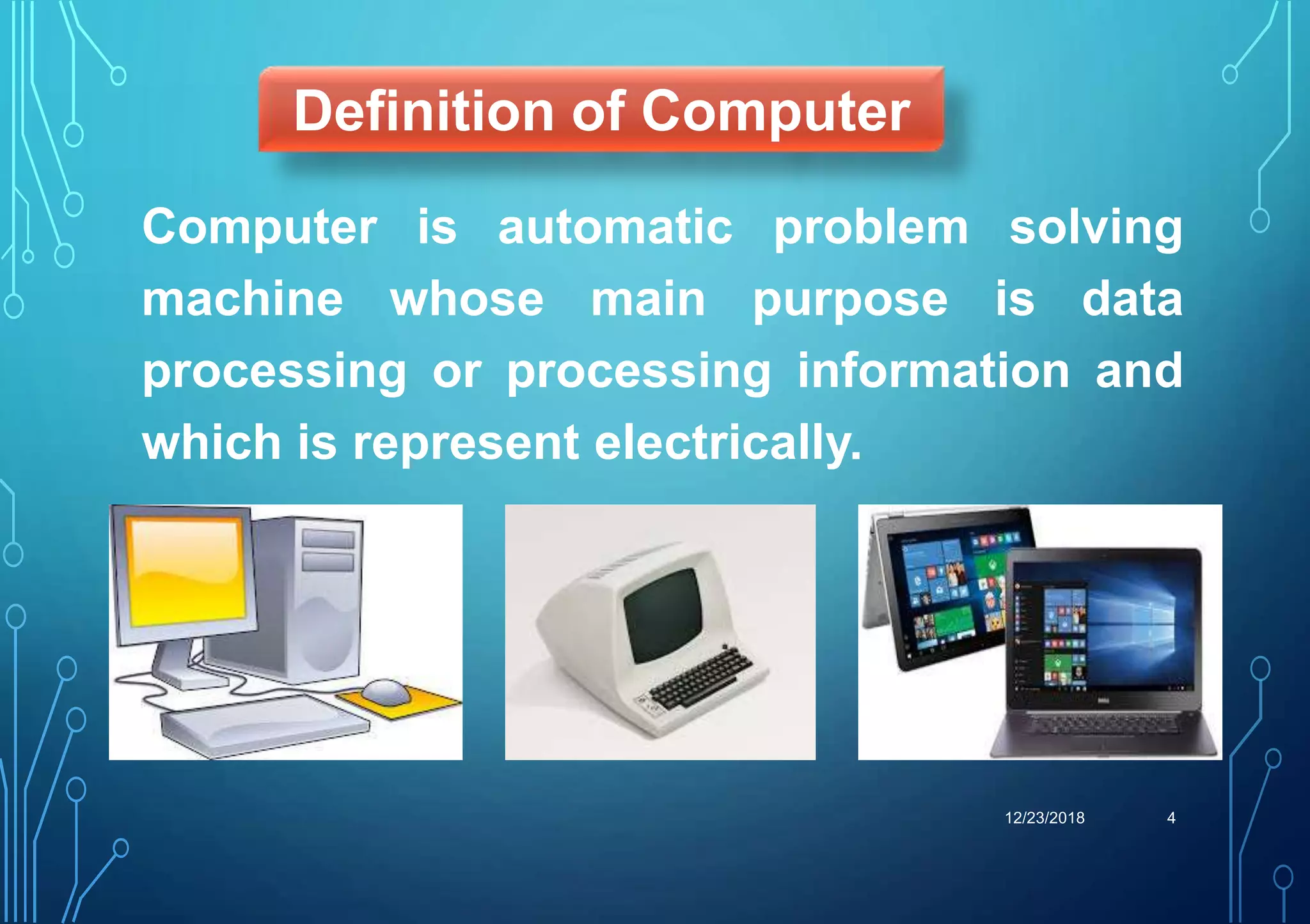 Presentation on fundamentals of computer by Jitu | PPTX | Computer ...