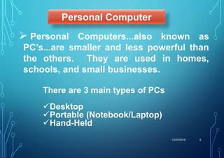 Presentation on fundamentals of computer by Jitu | PPTX | Computer ...