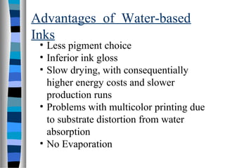 Presentation on future of water based inks by adesh katariya | PPT