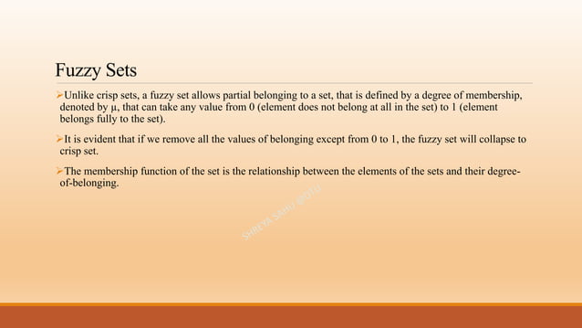 Presentation on fuzzy logic and fuzzy systems | PPTX | Programming Languages | Computing