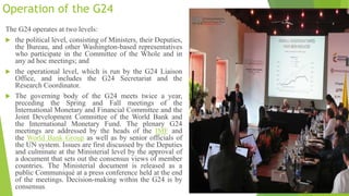 Presentation on G 24 | PPT