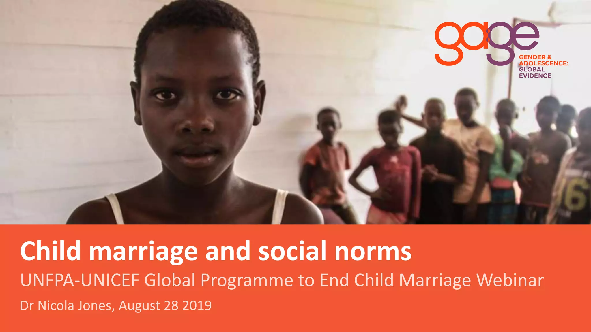 Child marriage and social norms: UNFPA-UNICEF Global Programme to End ...