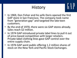 Presentation on gap | PPTX