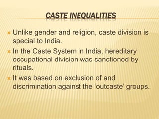 Presentation on gender, religion and caste | PPTX