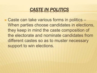 Presentation on gender, religion and caste | PPTX