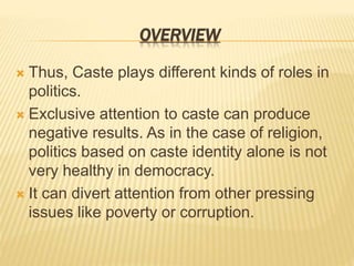 Presentation on gender, religion and caste | PPTX