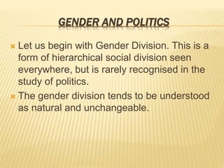 Presentation on gender, religion and caste | PPTX