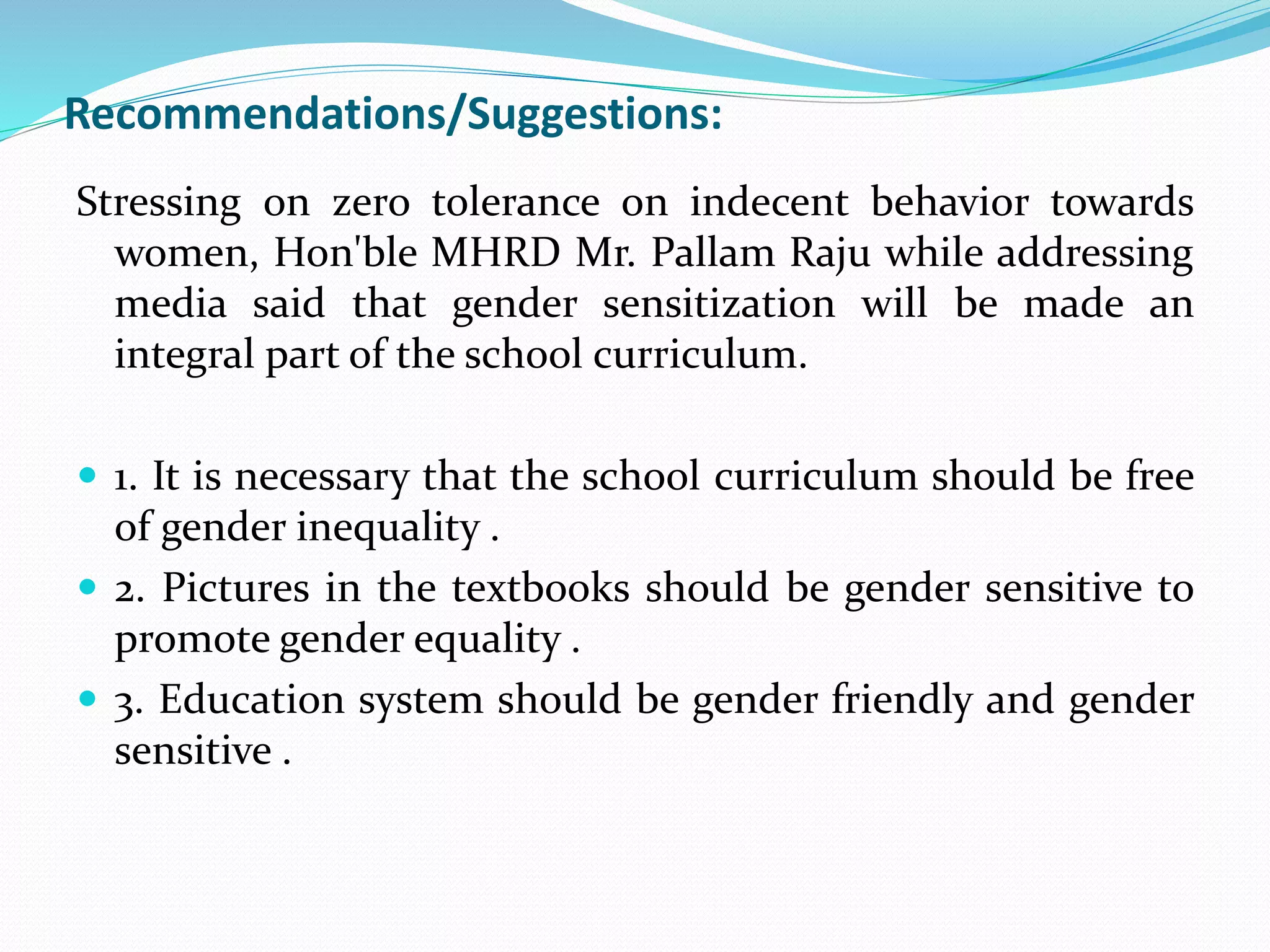 Gender Sensitization | PPTX