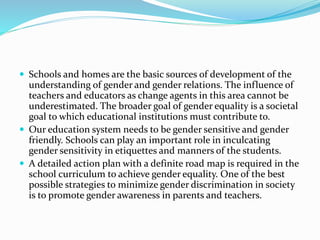 Gender Sensitization | PPTX