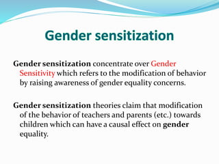 Gender Sensitization | PPTX