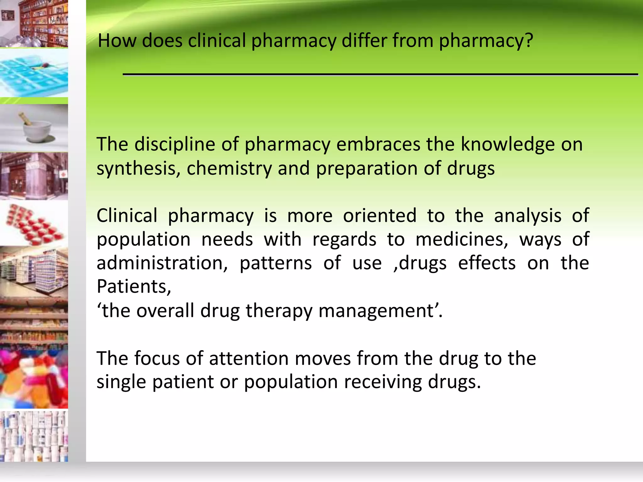 General Discussion on Clinical Pharmacy | PPTX | Infectious Diseases ...