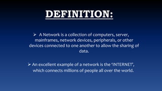 Presentation on Telecommunication & Networks | PPT