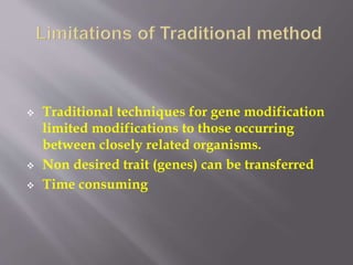 Presentation on genetic modification.pptx
