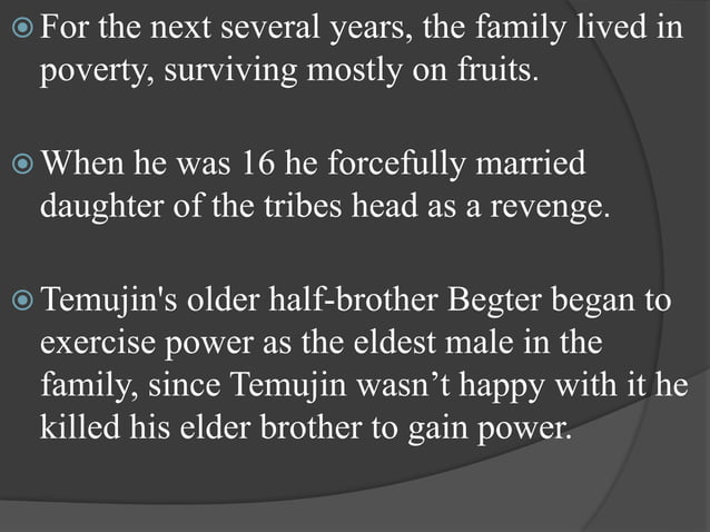 Presentation on genghis khan and his leadership style | PPTX