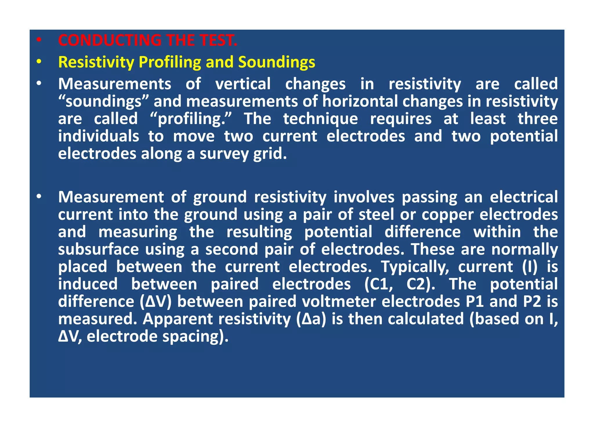 Presentation on geophysical methods | PPTX