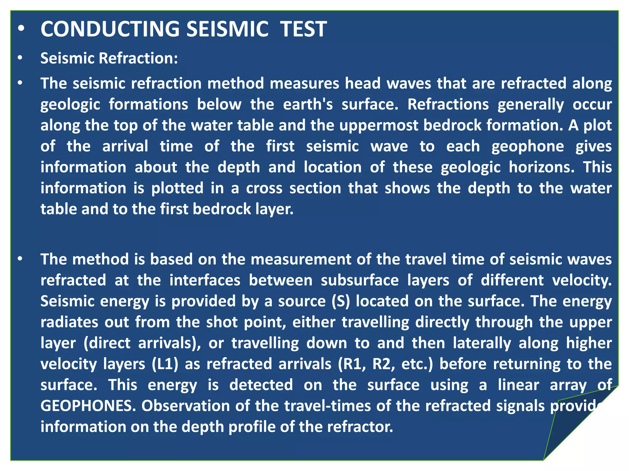Presentation on geophysical methods | PPTX
