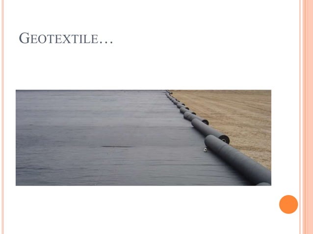 Presentation on geotextile | PPTX