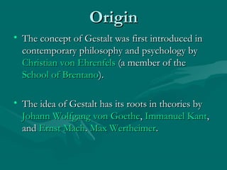 Presentation on gestalt theory | PPT