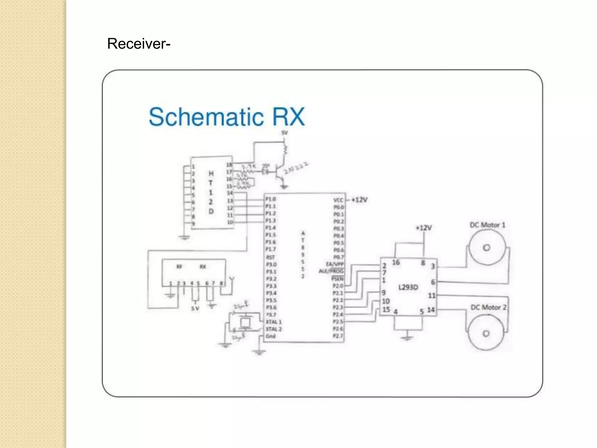 Presentation on gesture control robot | PPT