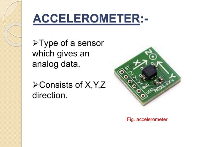 Presentation on gesture control robot | PPT