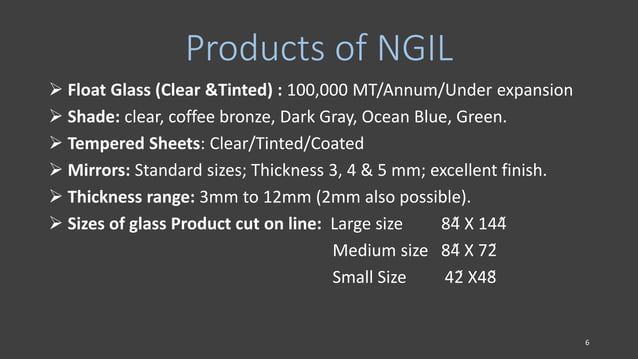 Presentation on glass manufacturing | PPTX