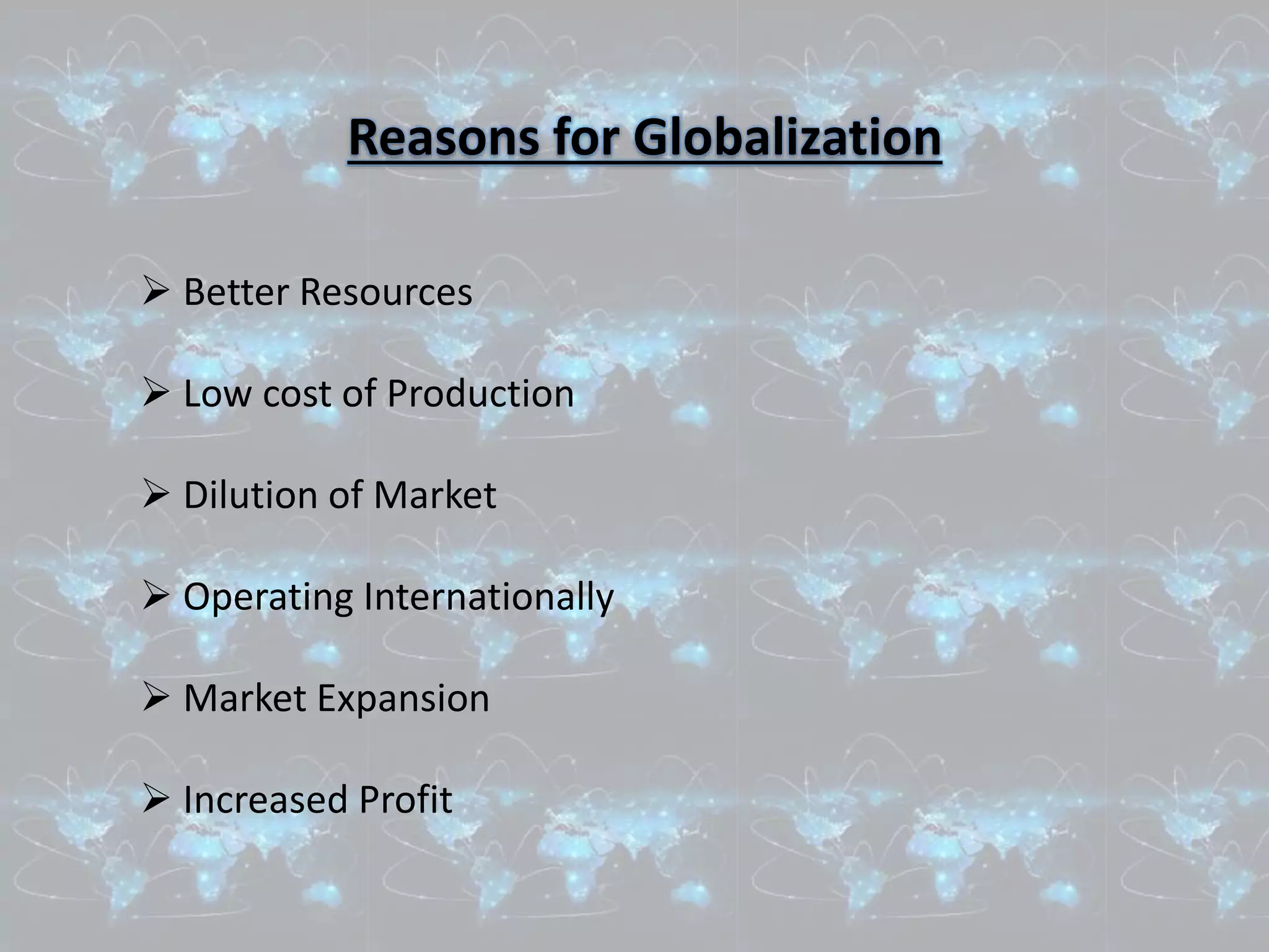 Presentation on Globalization | PPTX