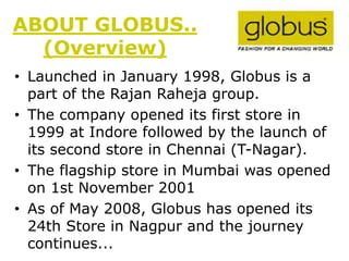 Presentation on globus | PPTX