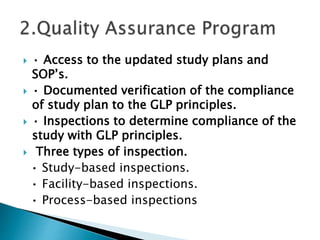 Presentation on good laoratory practice (glp) | PPT