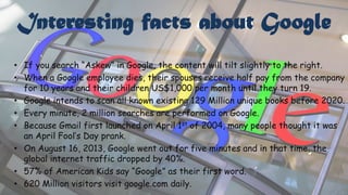 Presentation on Google | PDF
