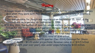 Presentation on Google | PDF