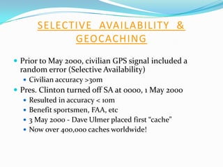 Presentation On Gps | PPTX | Geography | Science