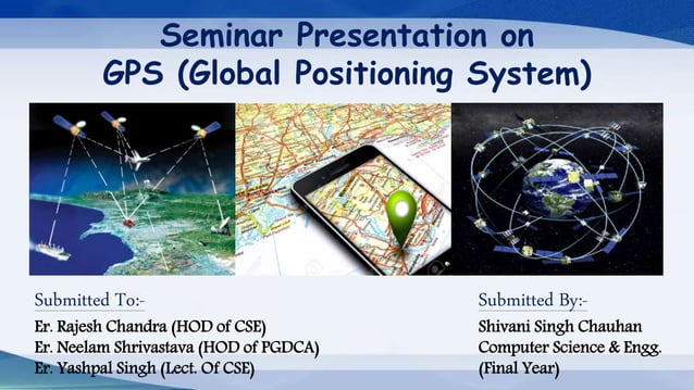 Presentation on GPS (Global Positioning System) | PPTX